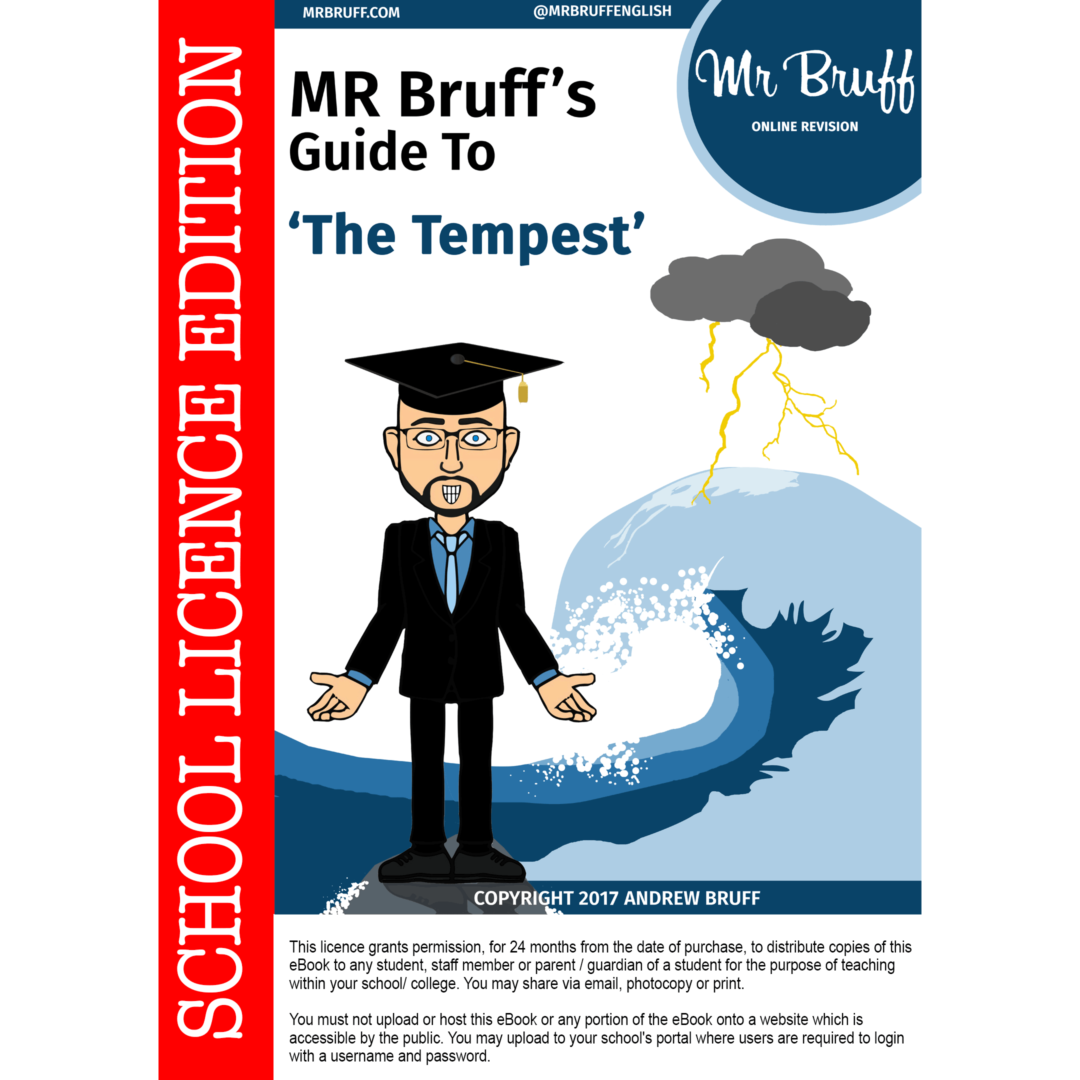 Mr Bruff’s Guide to The Tempest – eBook | MrBruff.com