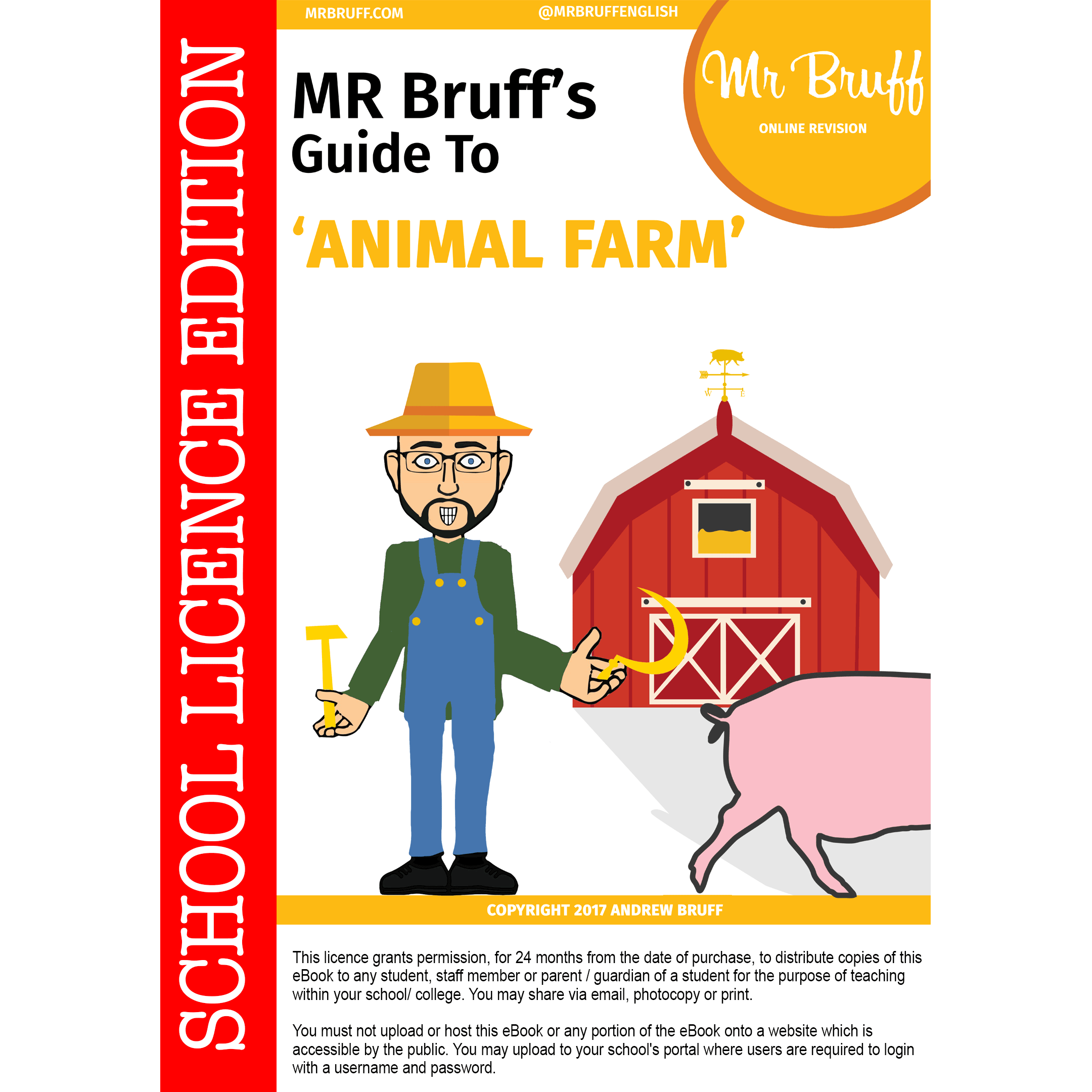 Mr Bruff’s Guide to Animal Farm – School Licence eBook | MrBruff.com